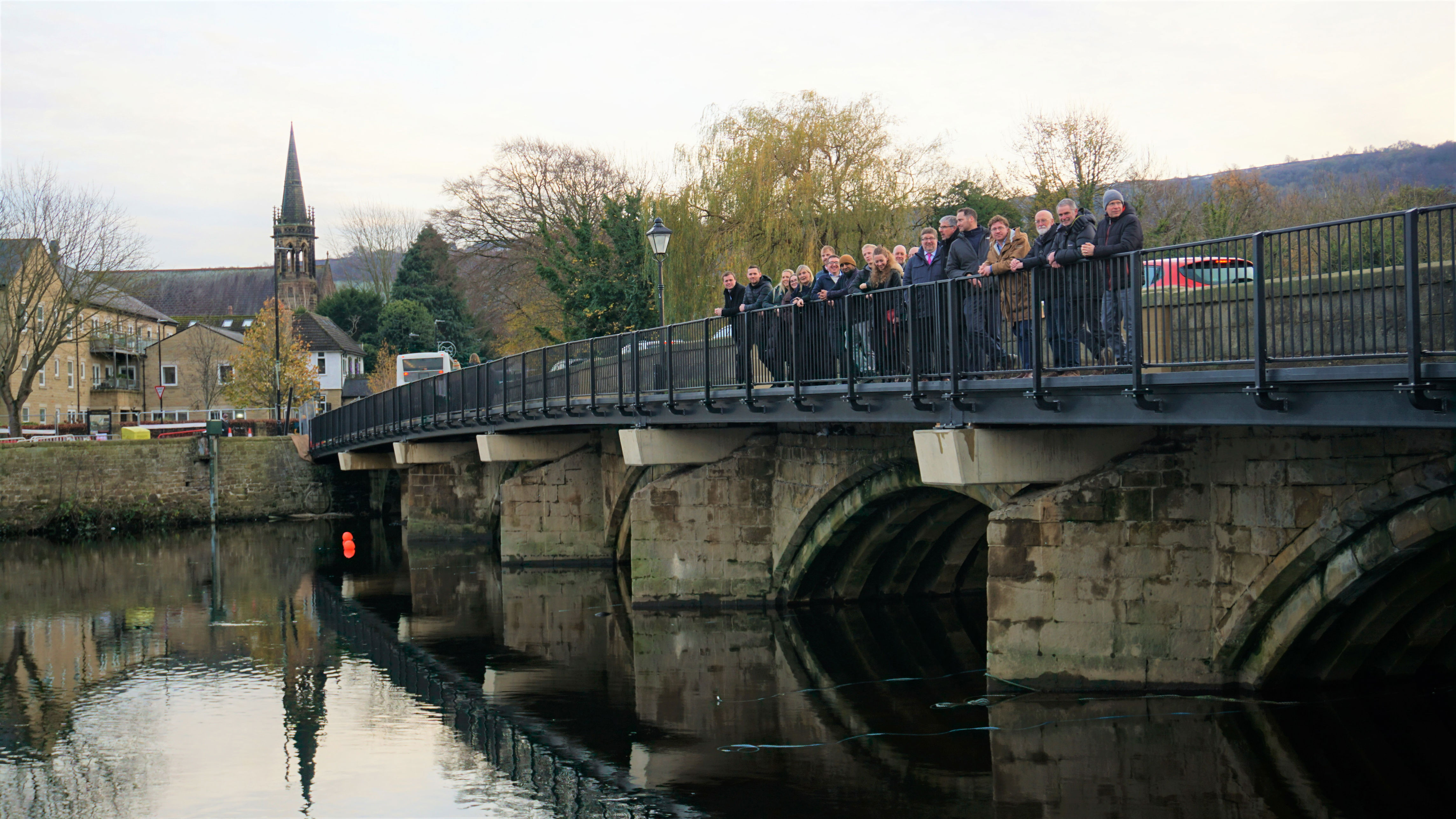 Otley Bridge footway reopens after 'complex and challenging' reconstruction
