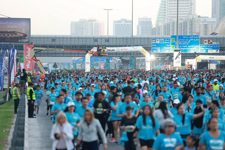 Dubai Run 2025: Sheikh Zayed Road turns into the world's biggest ...