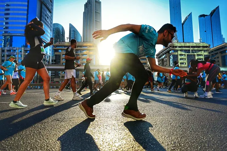 Photos: Dubai Run 2025 turns Sheikh Zayed Road into sea of blue