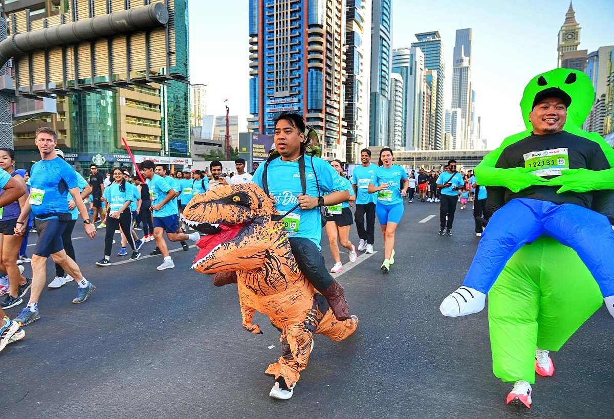 Photos: Dubai Run 2025 turns Sheikh Zayed Road into sea of blue