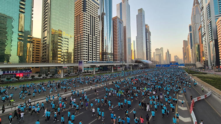 Dubai Run 2025: Sheikh Zayed Road turns into the world's biggest ...
