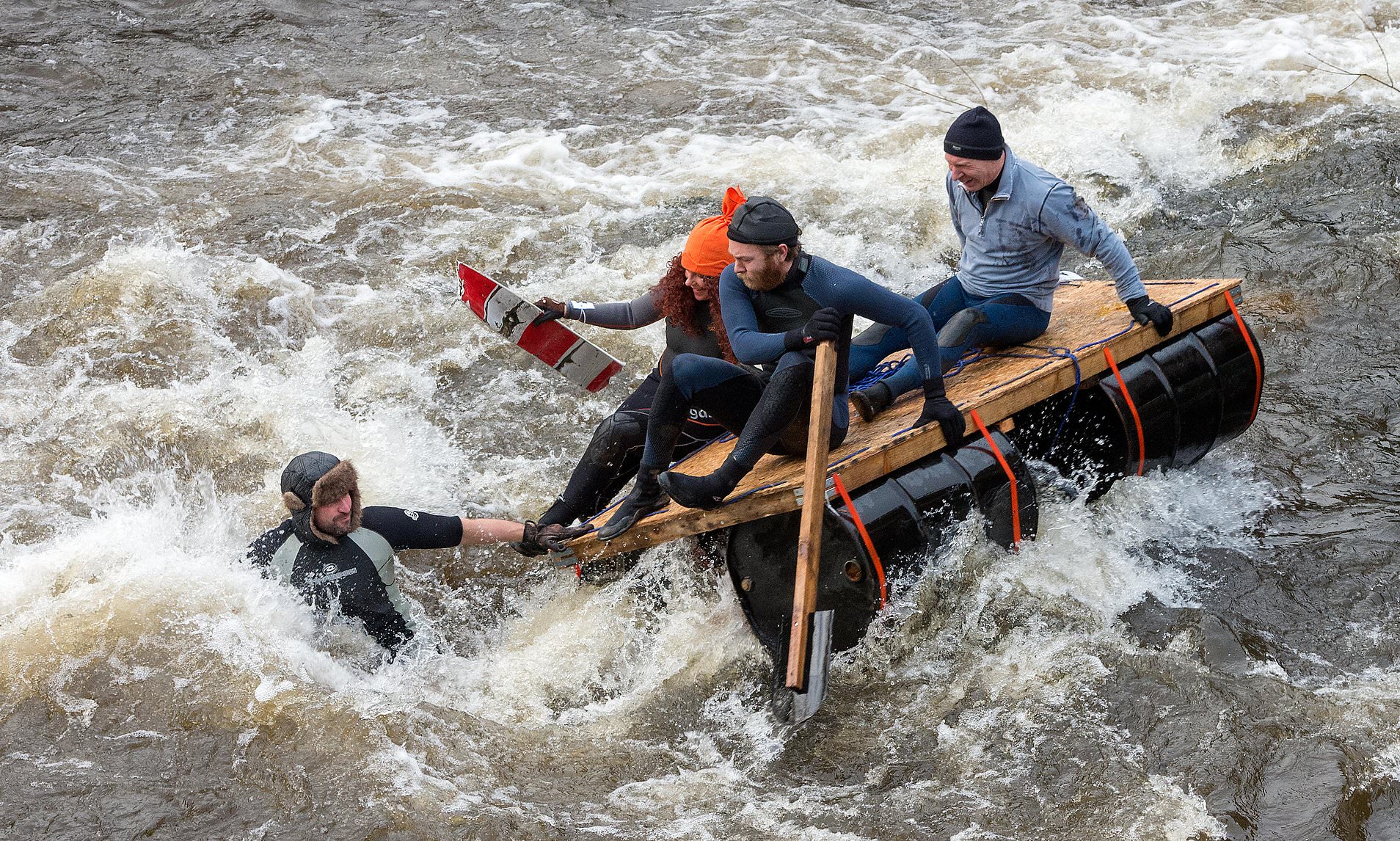RNLI annual charity raft race faces axe after marshals' revolt over ...