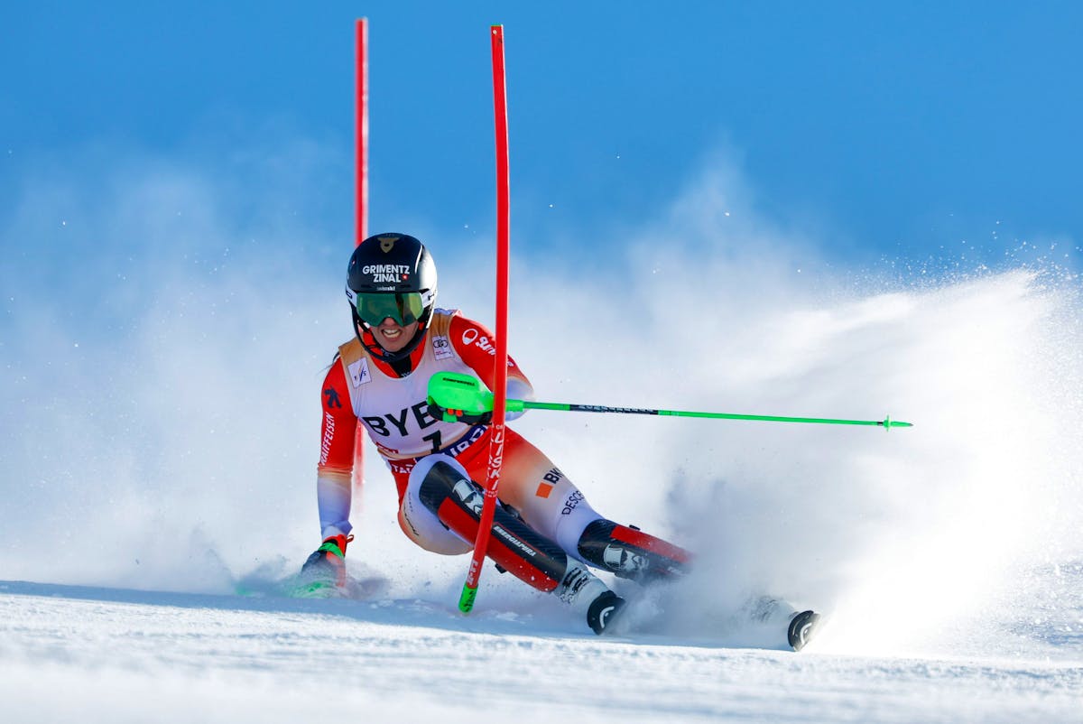 Camille Rast s'offre son premier podium de l'hiver à Gurgl