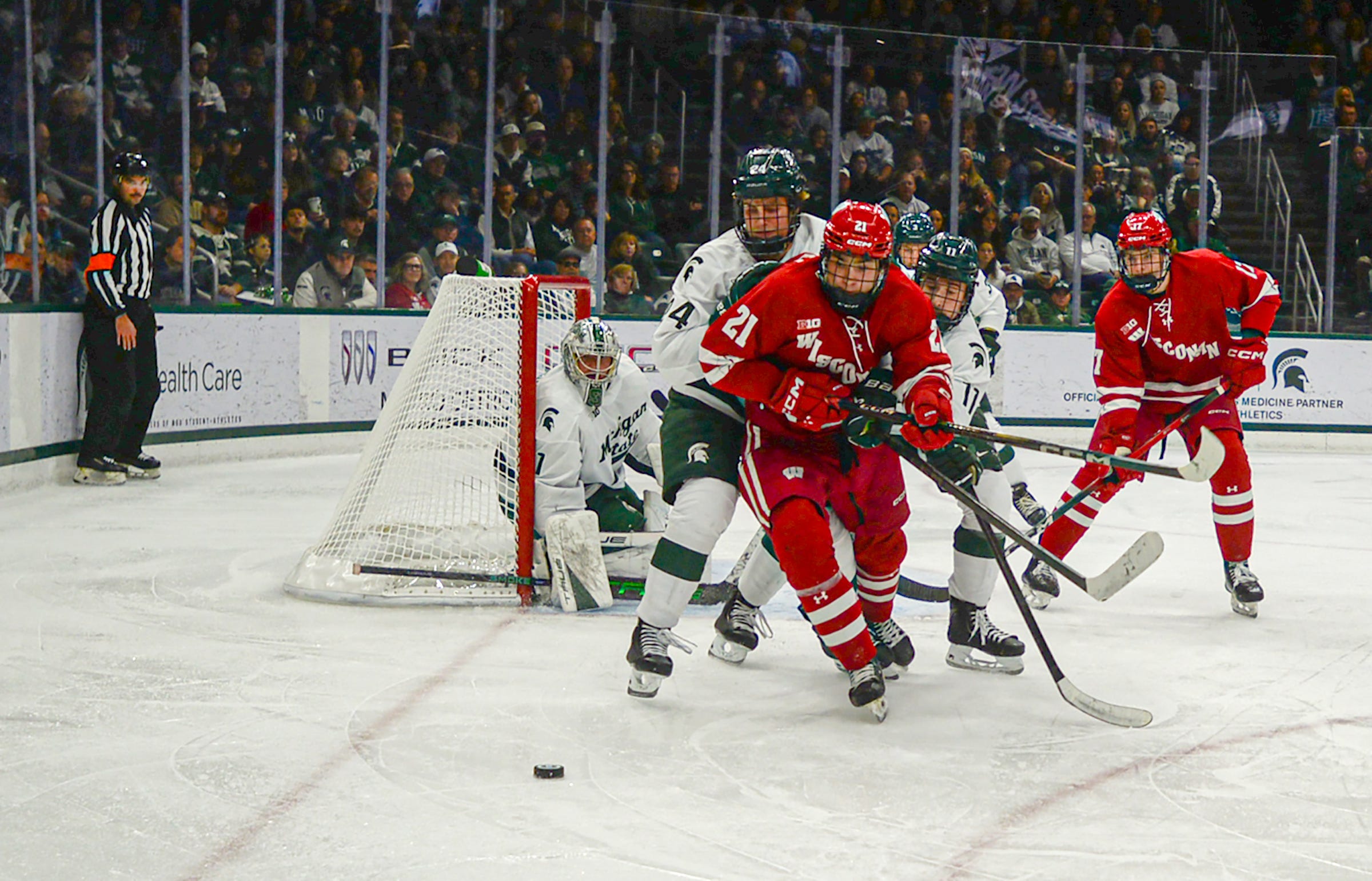 Ranked rivals Wisconsin, Michigan State ready for Big Ten hockey showdown