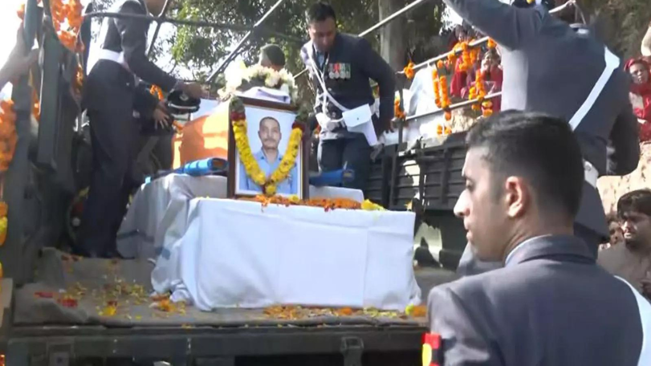 Teary farewell, heartfelt tributes: Wing Commander Namansh Syal’s ...