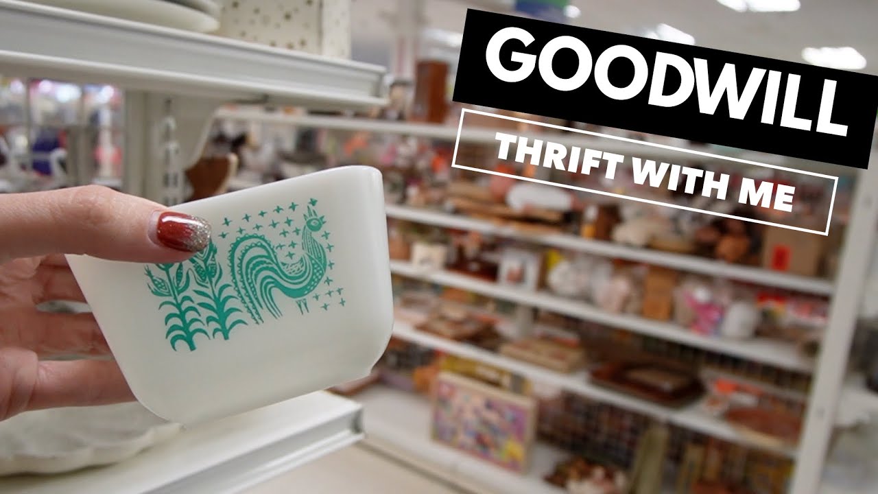 Loaded Goodwill shelves and antiques | Shop with me | Reselling