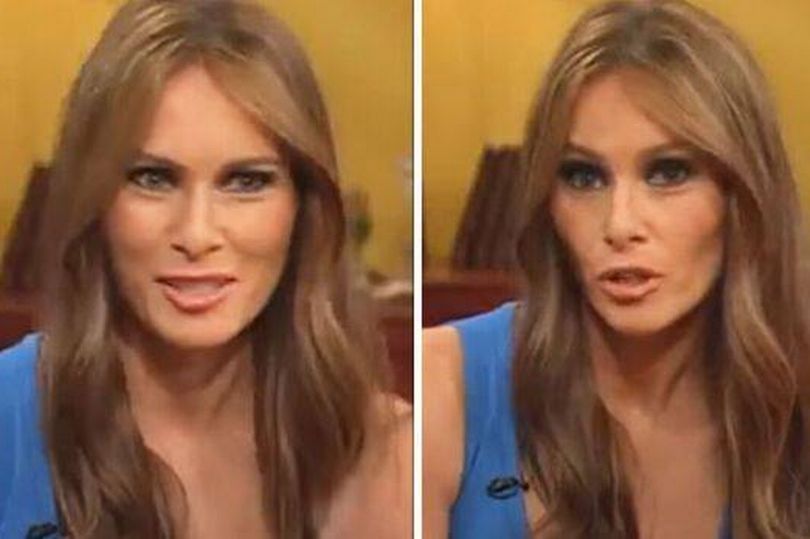 Melania Trump looks completely different in resurfaced video as she ...