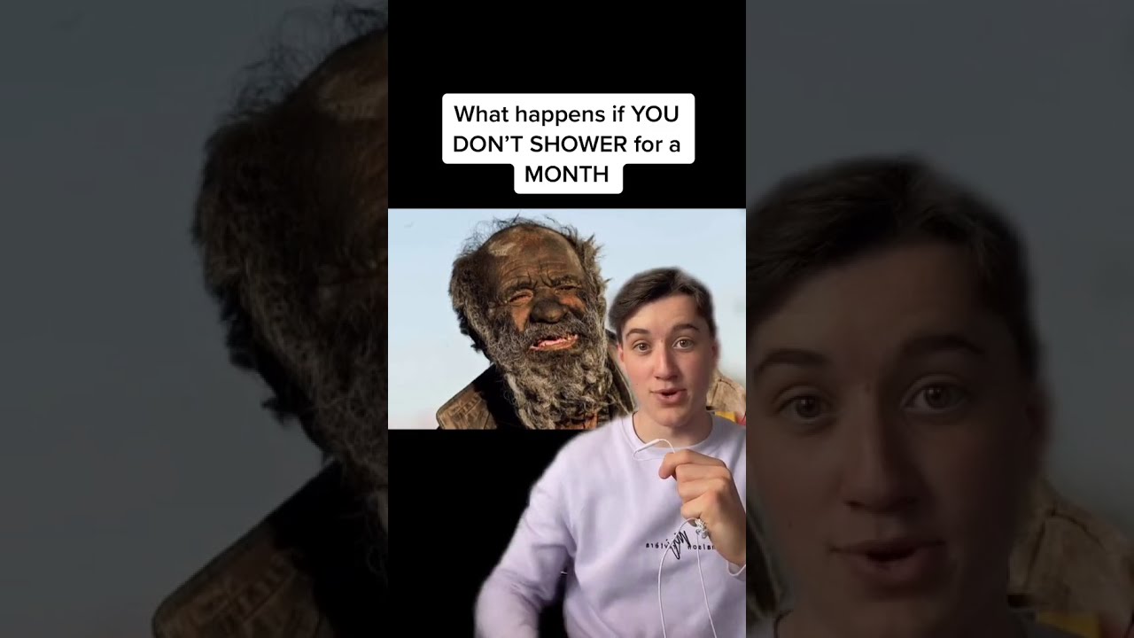 What happens to the body during a month without bathing