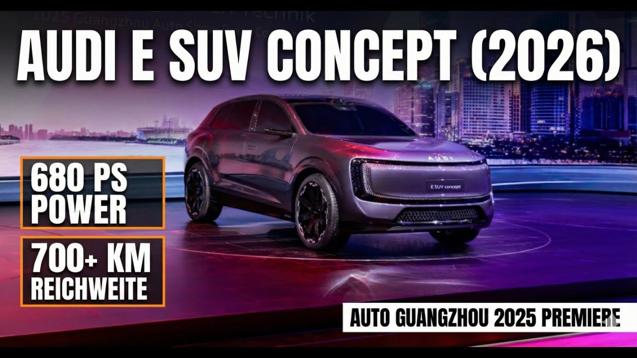 2026 AUDI E SUV concept: Elektro-SUV der nächsten Generation für China