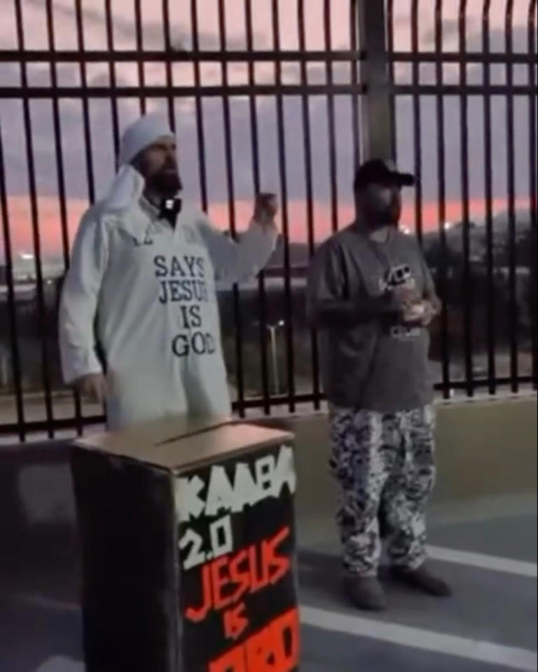 Three charged for shouting slurs at praying Muslim students while ...