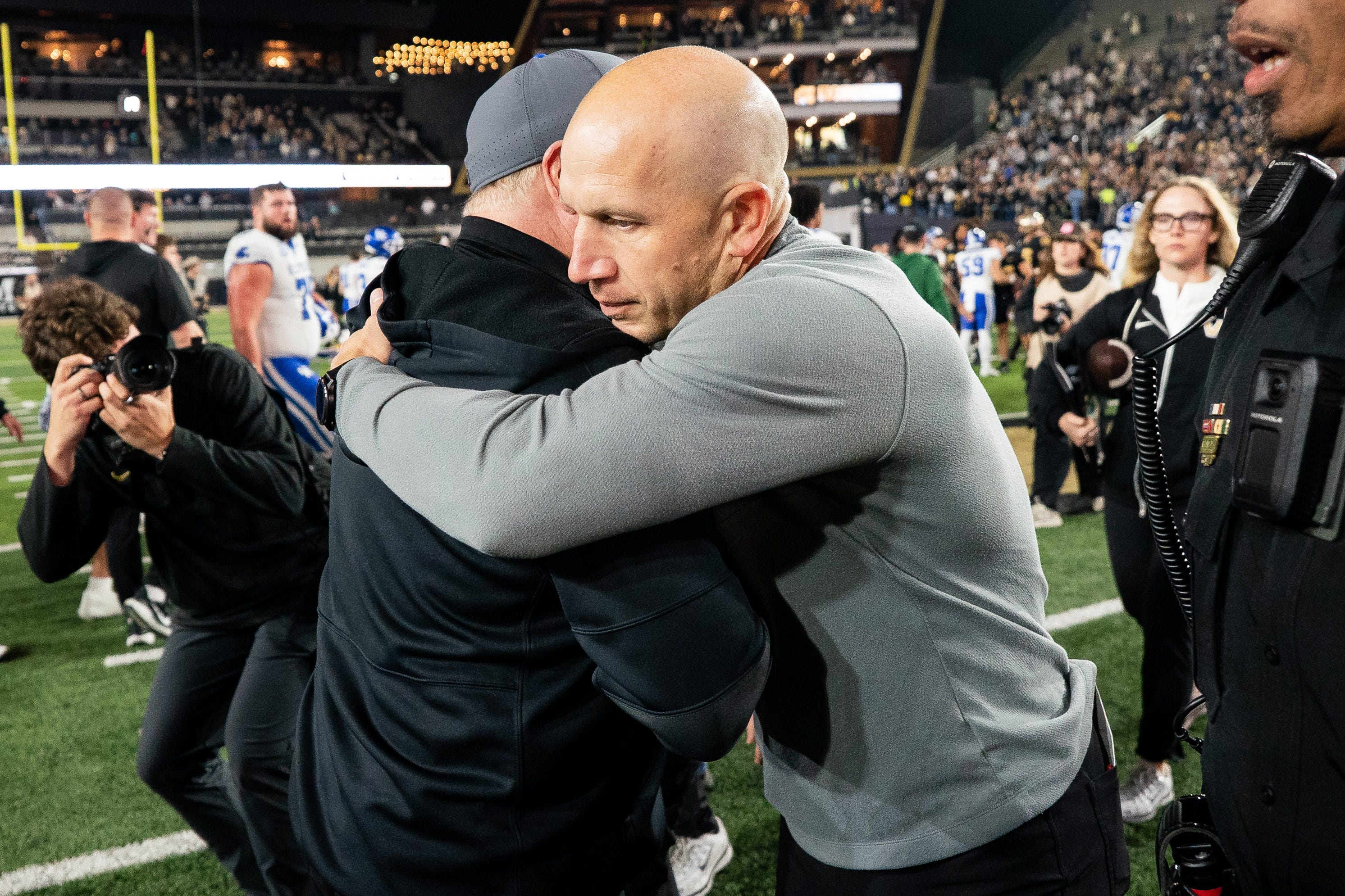 Watch Clark Lea's emotional reaction after Vanderbilt coach's contract ...