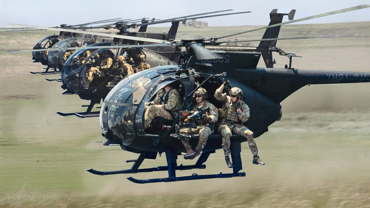 Extreme Operations of US Special Forces Aboard Tiny But Powerful Helicopters