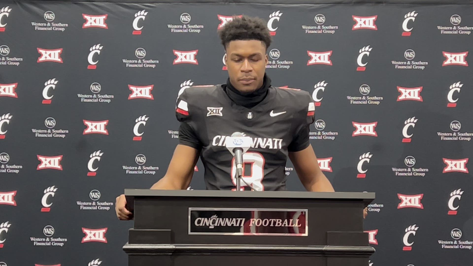 UC WR Jeff Caldwell BYU Postgame.
