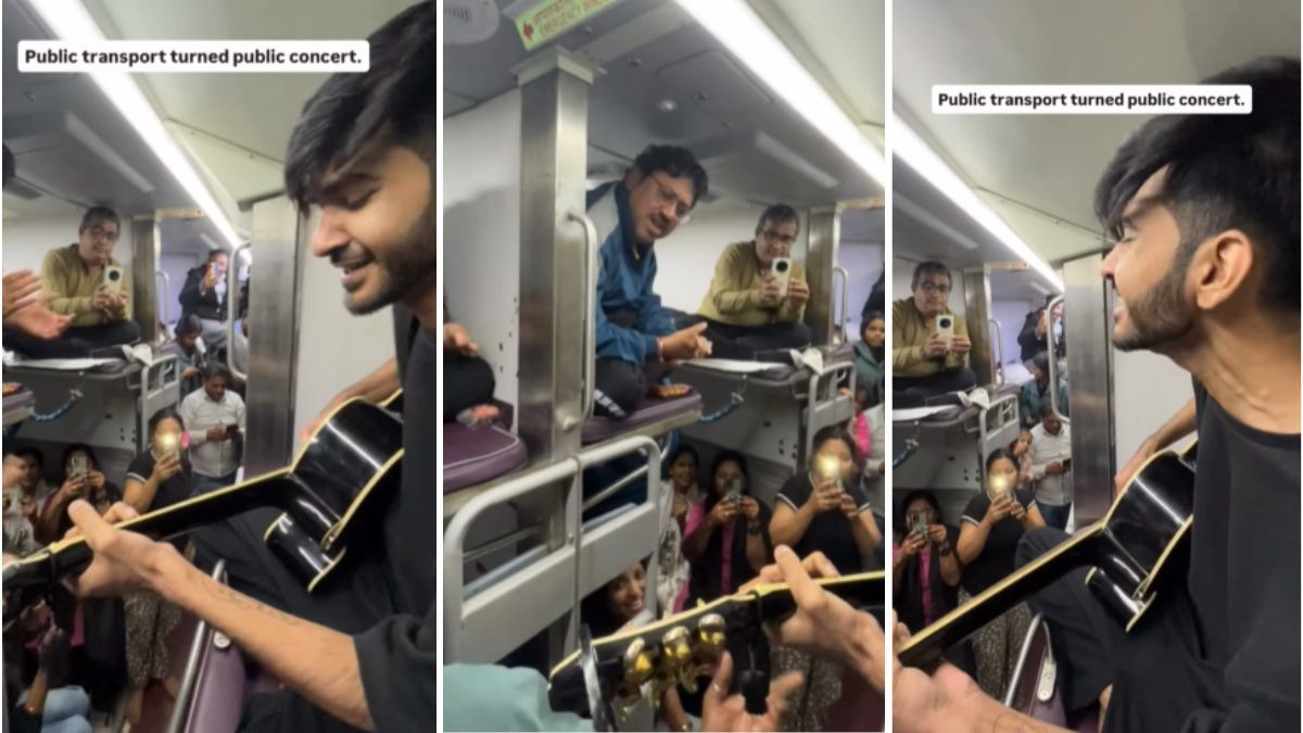 Passengers vibe with Indian band's impromptu train jam session. Video ...