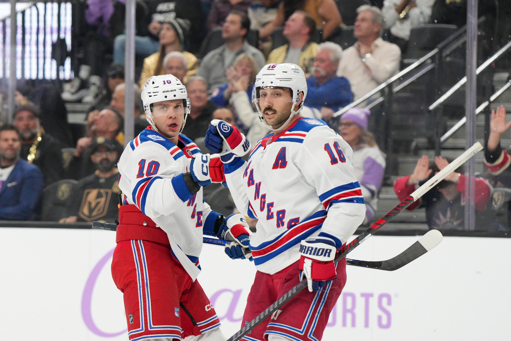 DeSimone scores go-ahead goal in 3rd and Mammoth beat slumping Rangers ...