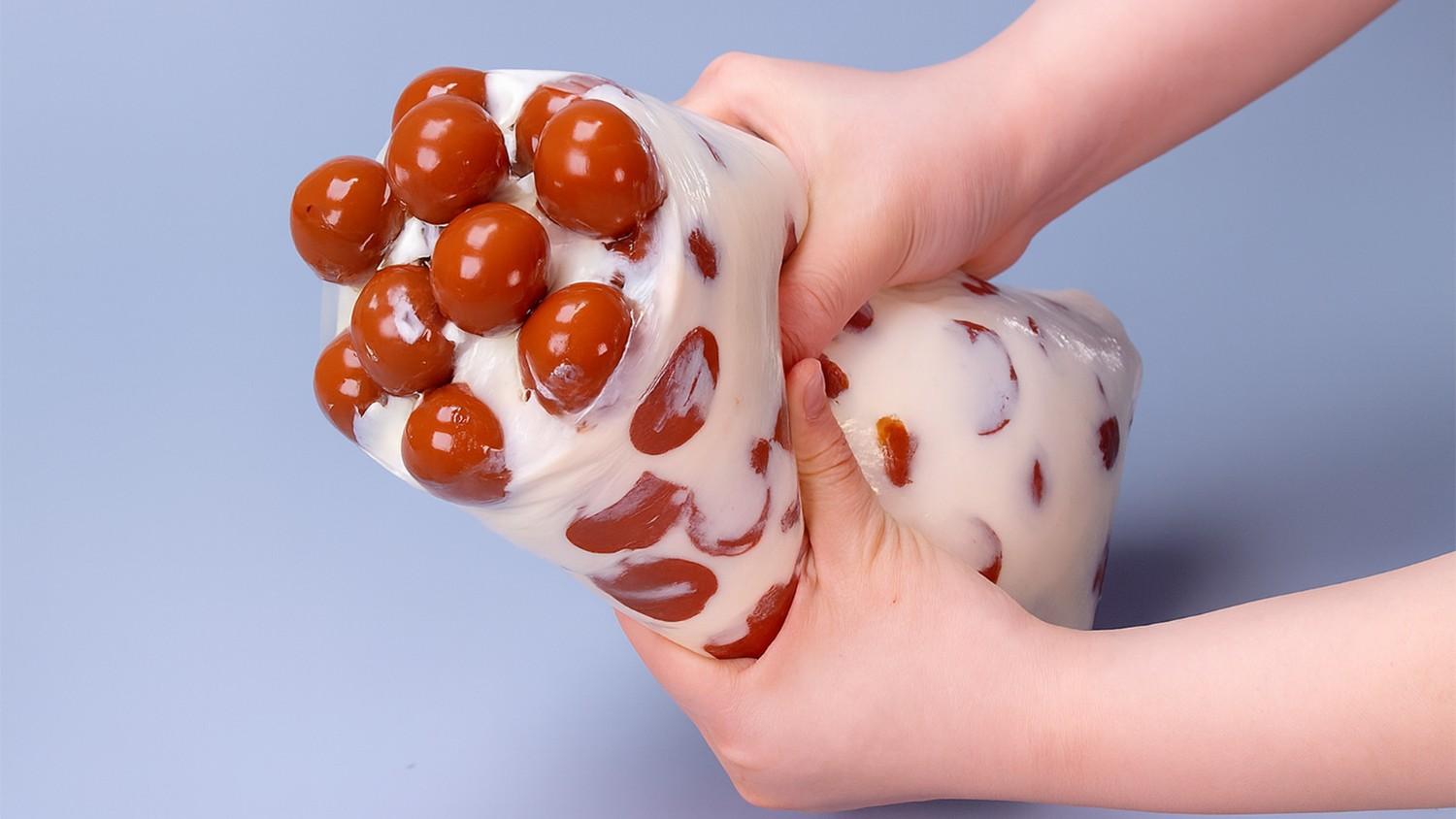 Chocolate Bubble Stretch Candy