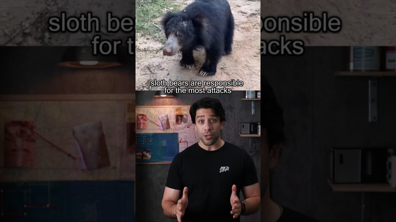 Sloth bear attack: how to get out alive