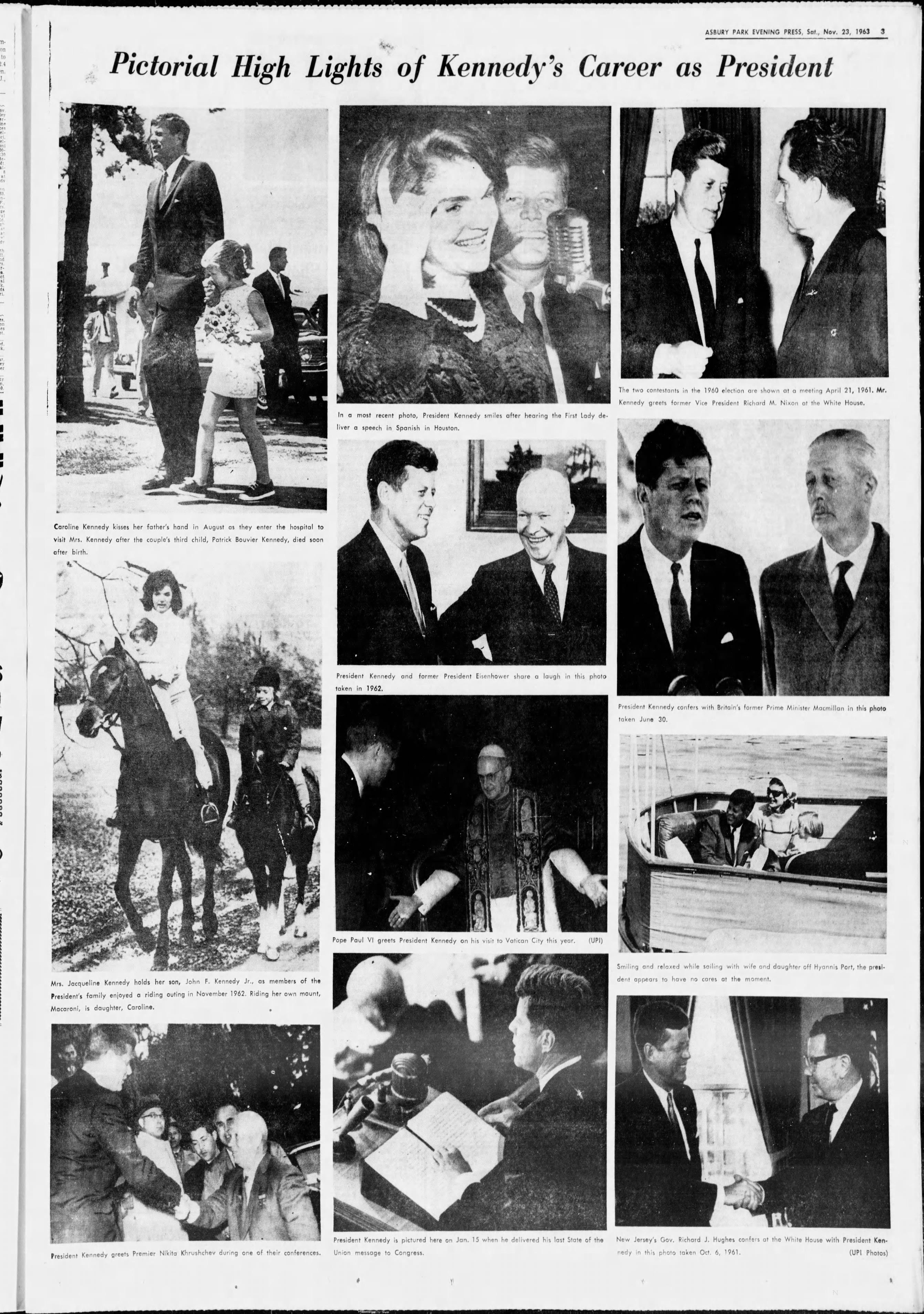 Disbelief, shock and tears over JFK assassination: From the Asbury Park ...