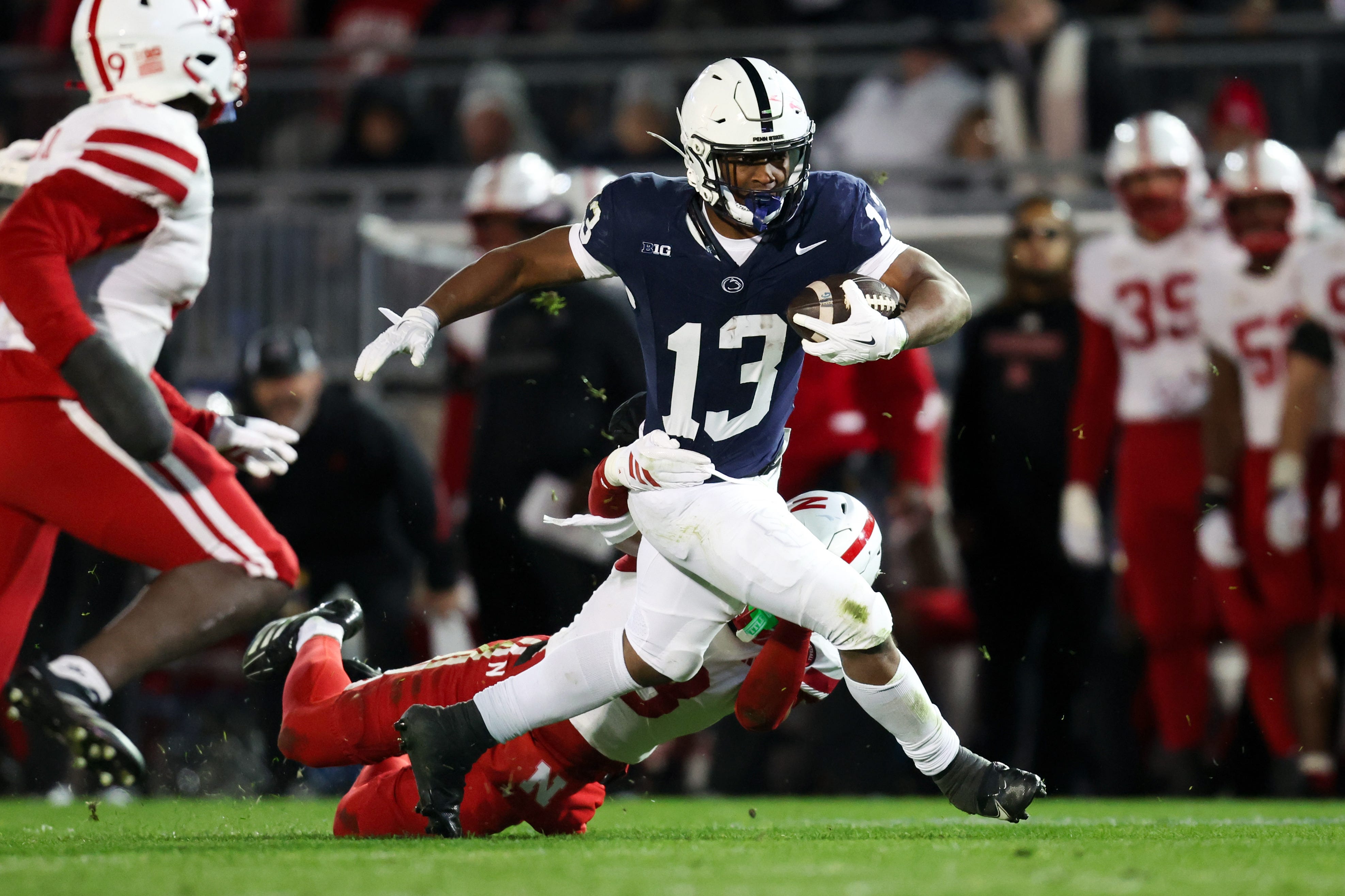 Nebraska football falls 37-10 in Saturday night clash at Penn State