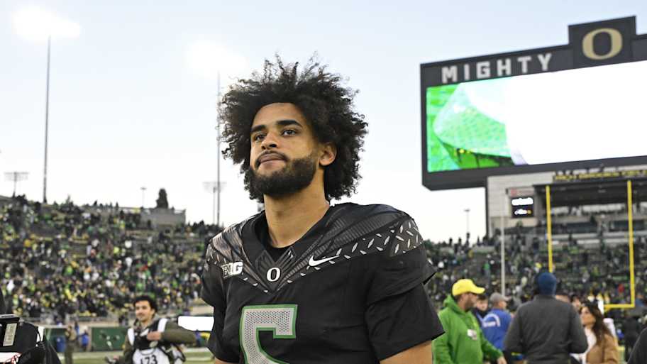 Oregon Quarterback Dante Moore Gets Real About Offensive Line Injuries