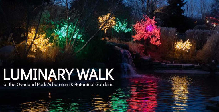 Holiday luminary walk