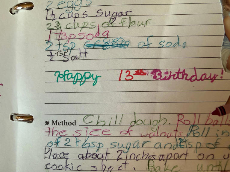 My mom gave me the best gift 22 years ago — a handmade family recipe book