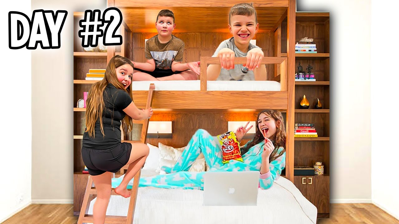JKREW bunk bed challenge - who will win $1000?