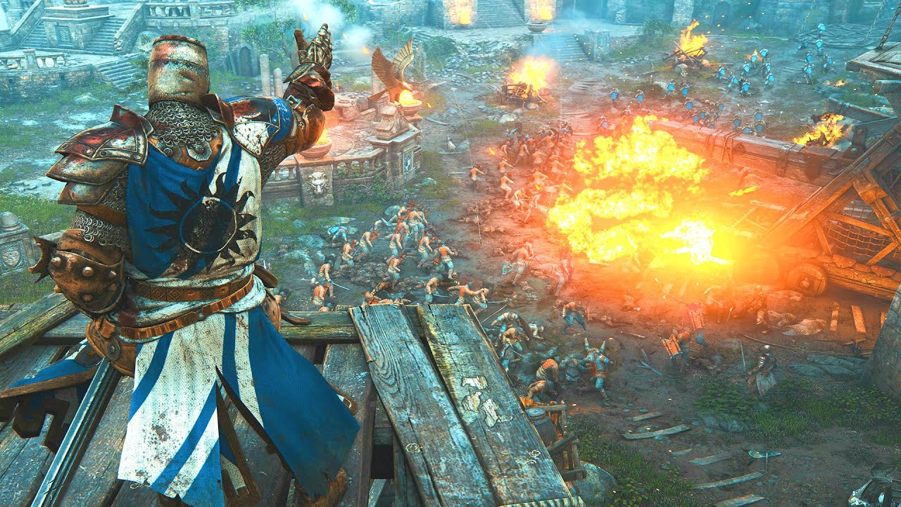 For Honor - THROWING PEOPLE OFF CLIFFS!