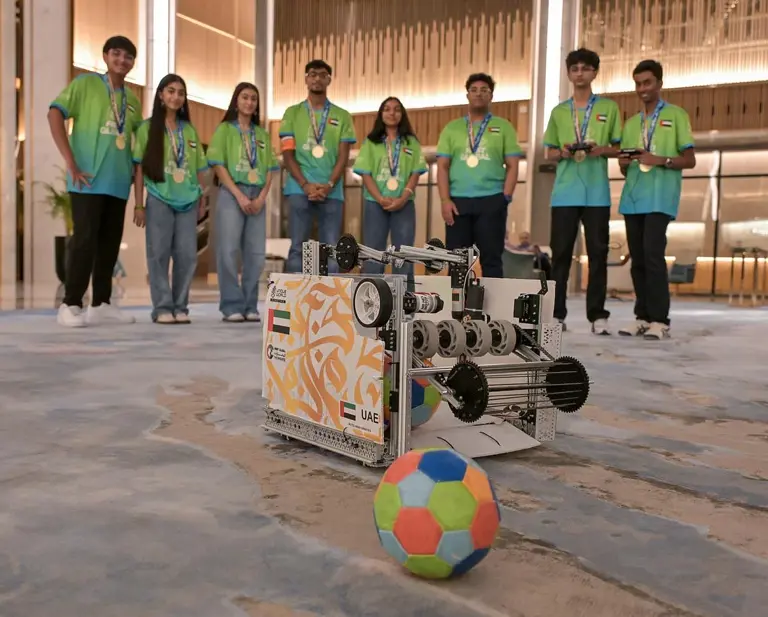 UAE students win gold at global robotics olympics with Ghaf protection ...