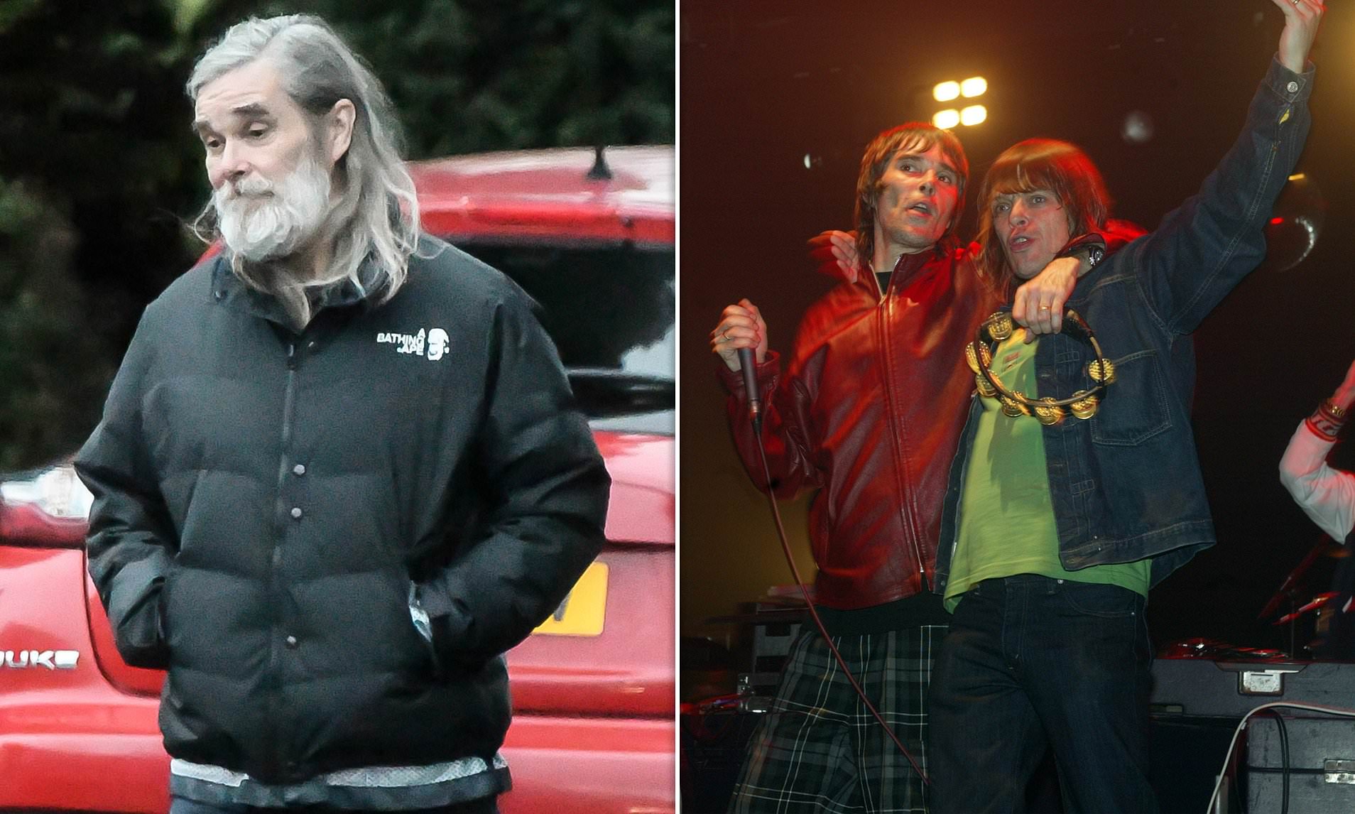 Ian Brown is seen for the first time since his bandmate Gary 'Mani' Mounfield died