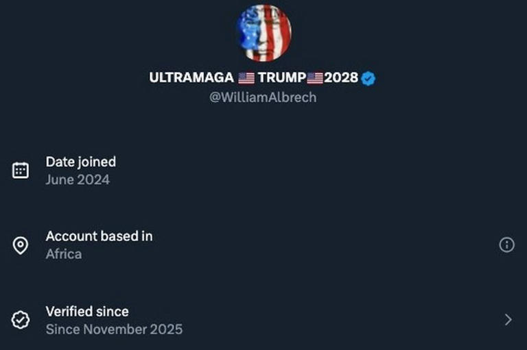 Donald Trump fans' X accounts exposed as coming from Eastern Europe