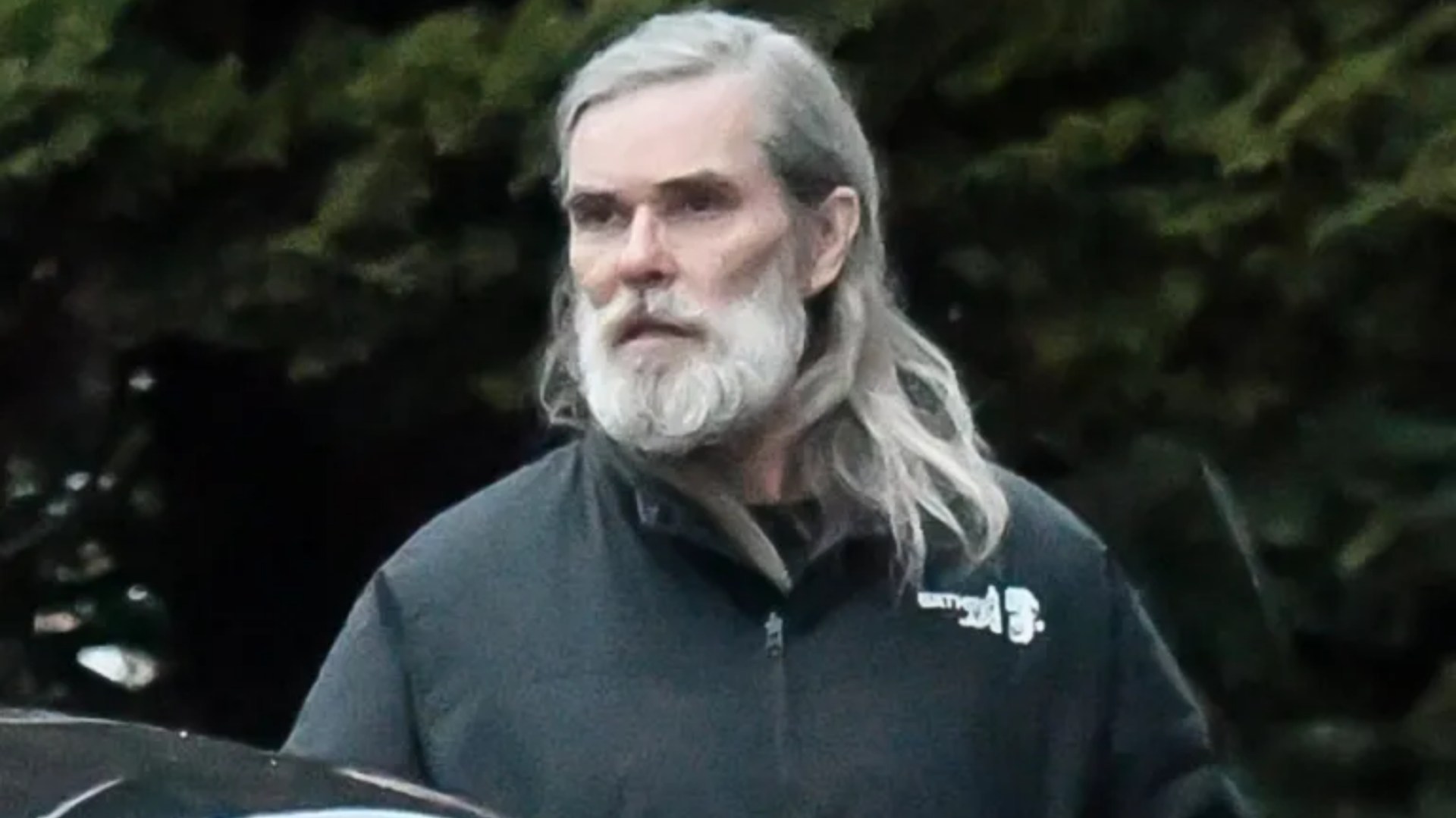 Ian Brown looks downcast after bandmate Mani's death