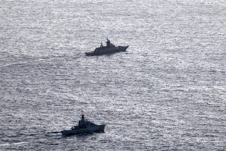 UK navy intercepts Russian corvette and tanker as Moscow steps up naval ...