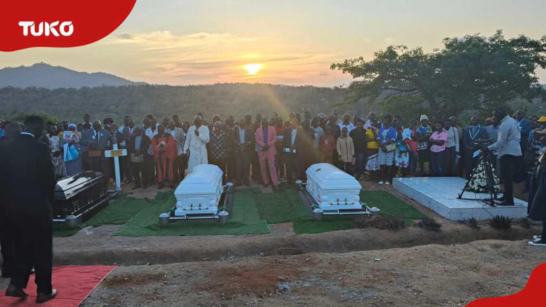 Kitui: Family of 3 found dead in Saika home laid to rest in emotional ...