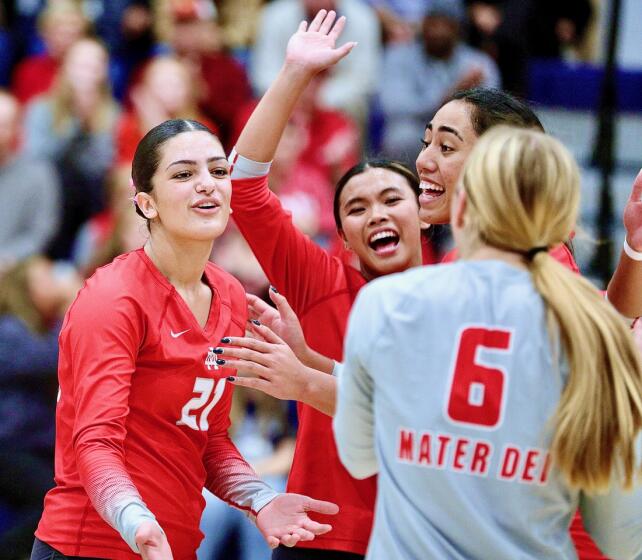 Mater Dei, Cypress and Harvard Westlake claim girls' volleyball state ...