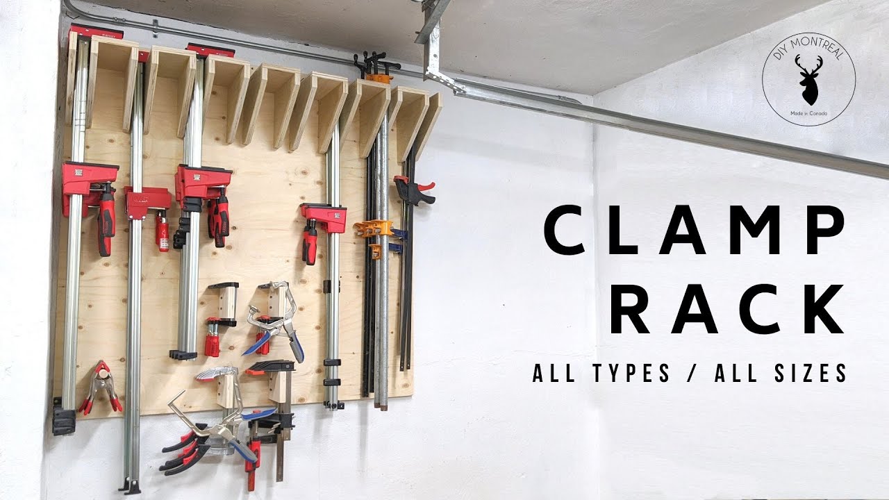 Space-saving clamp rack DIY