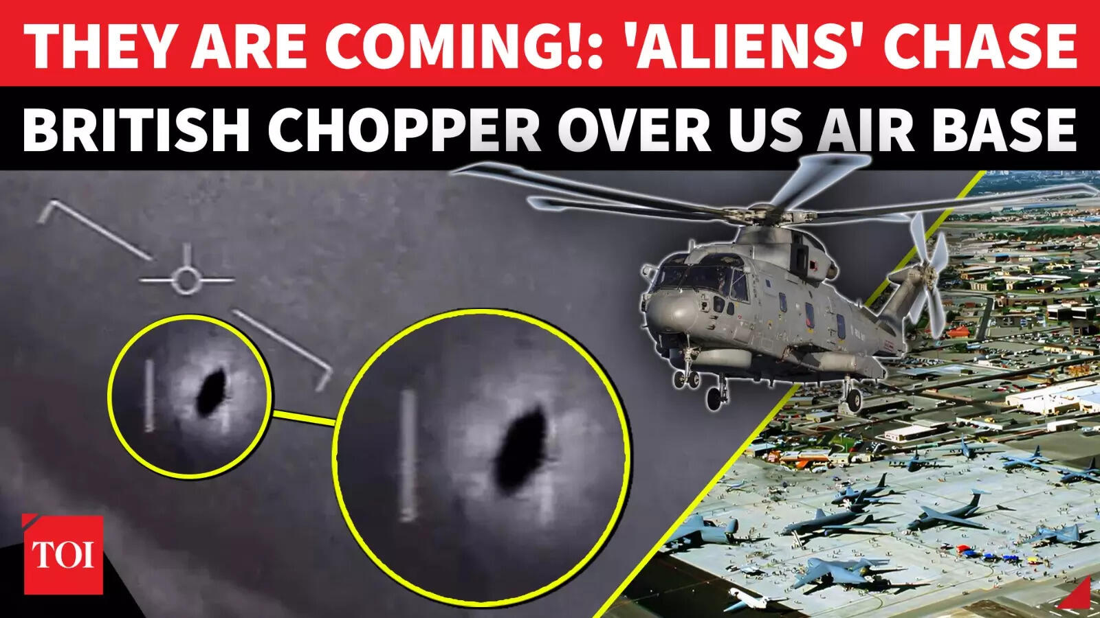 British Police Chopper 'FORCED' Into Emergency Dive Over US Base ...