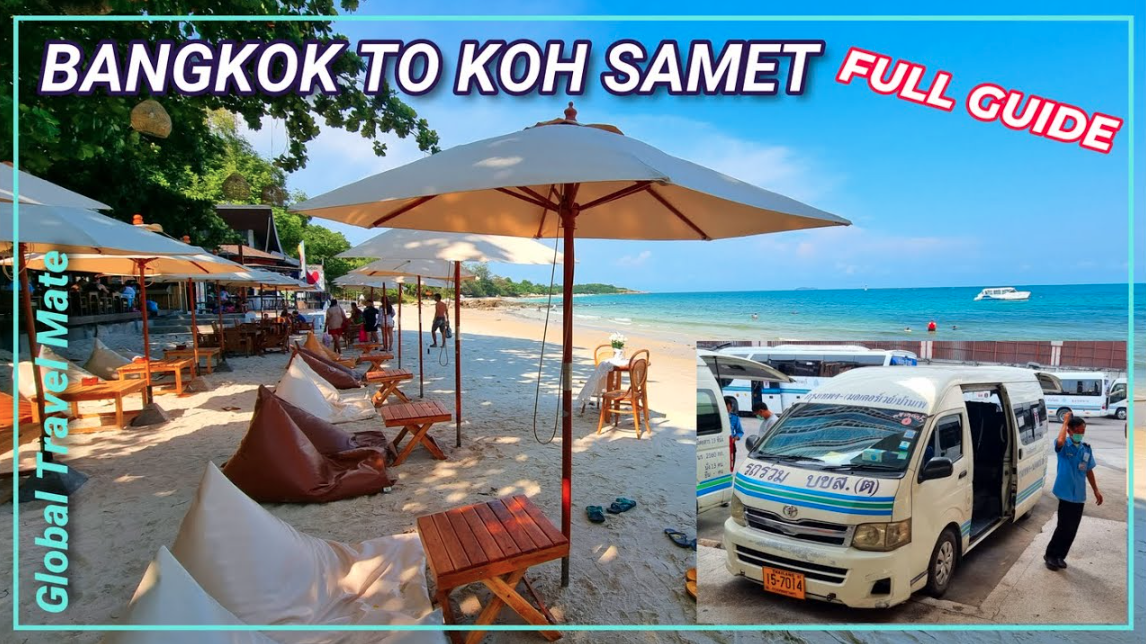 Bangkok to Koh Samet in 4K — Complete Bus & Ferry Travel Guide 🇹🇭