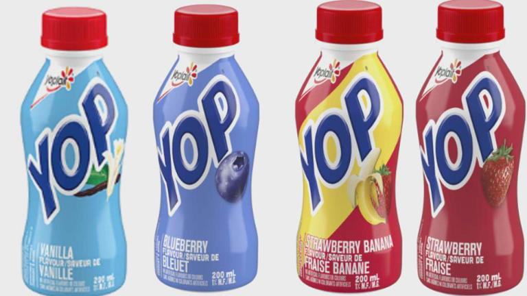 Some Yoplait YOP drinkable yogurt recalled in Canada due to plastic pieces