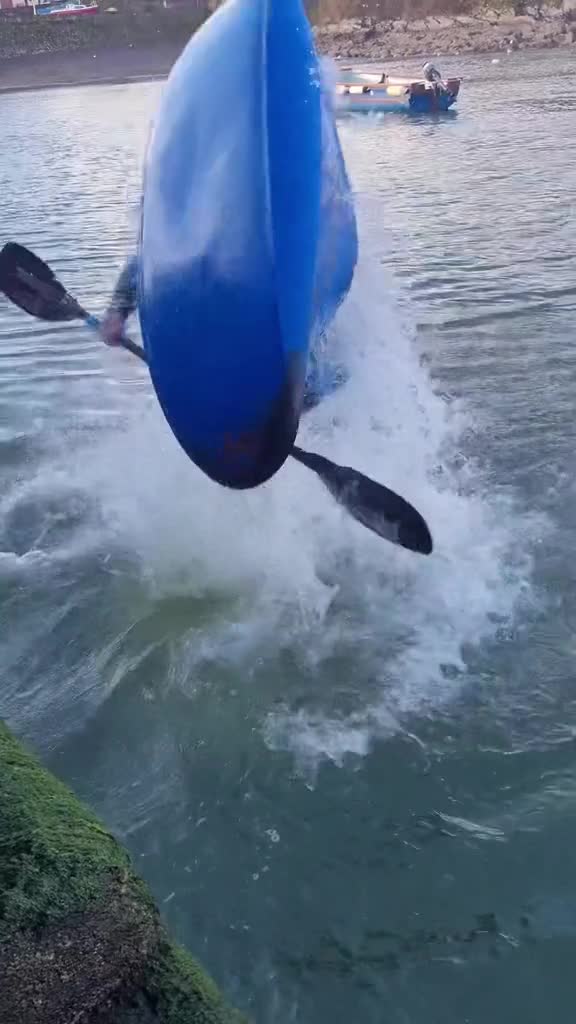 Kayak Drop Gone Wild: Watch My Epic Water Landing
