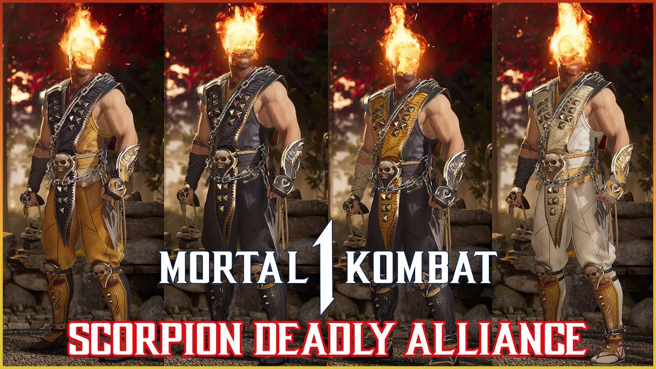 Mortal Kombat 1 Scorpion Deadly Alliance skin gameplay and preview