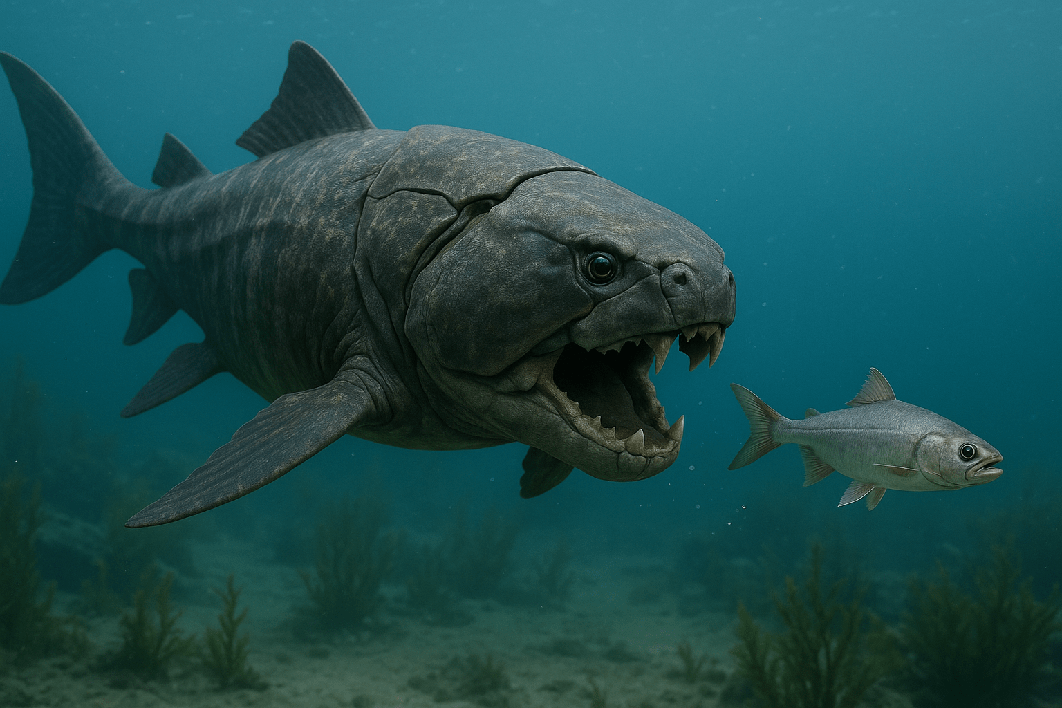 360 million-year-old sea predator found to be smaller and much stronger ...