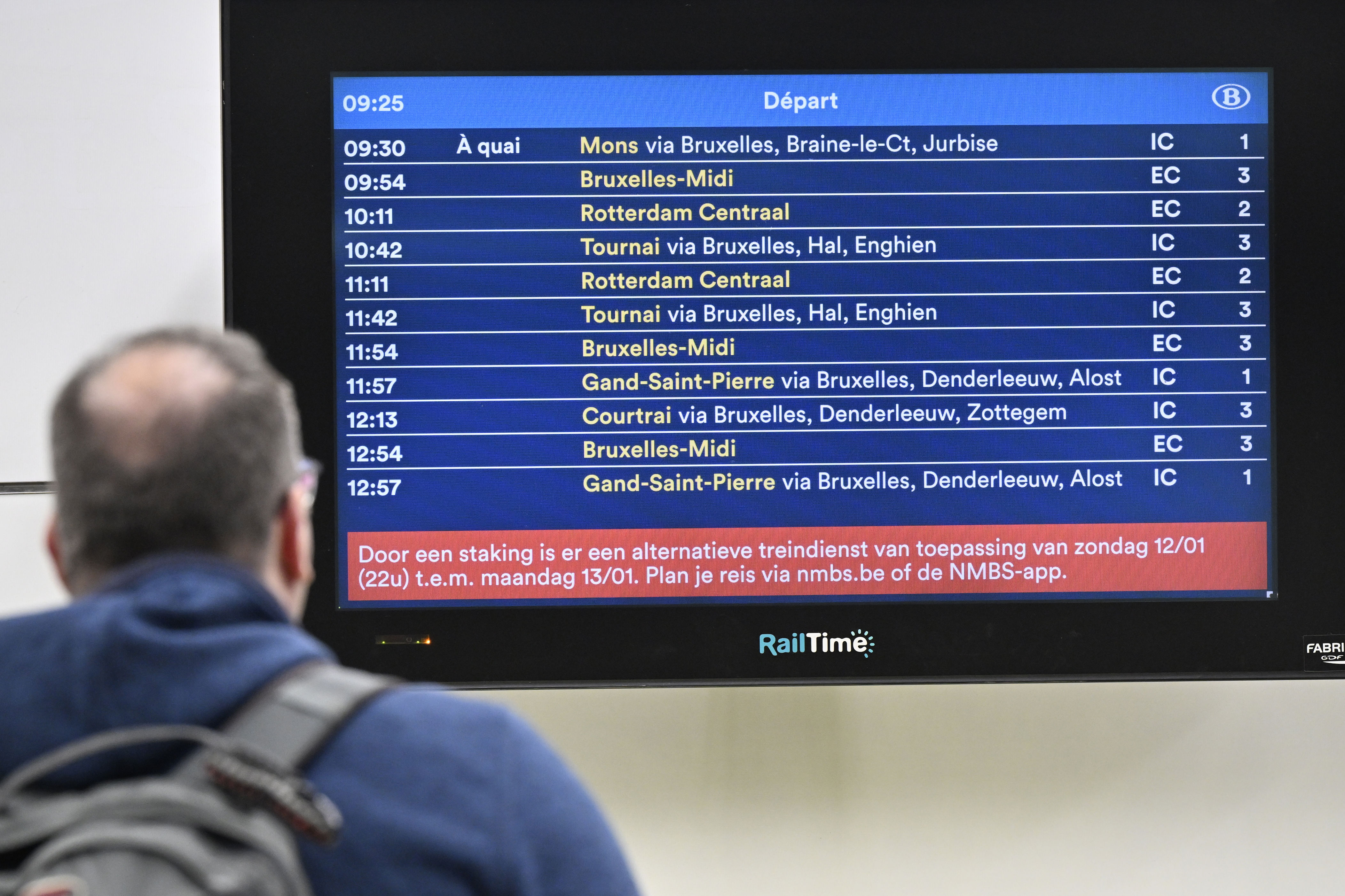 Trois jours de grève nationale - Un train IC sur deux devrait circuler ...