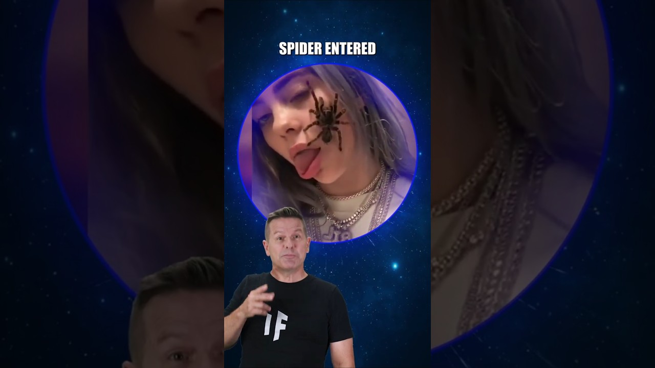 Watch what would happen if there were a spider inside you