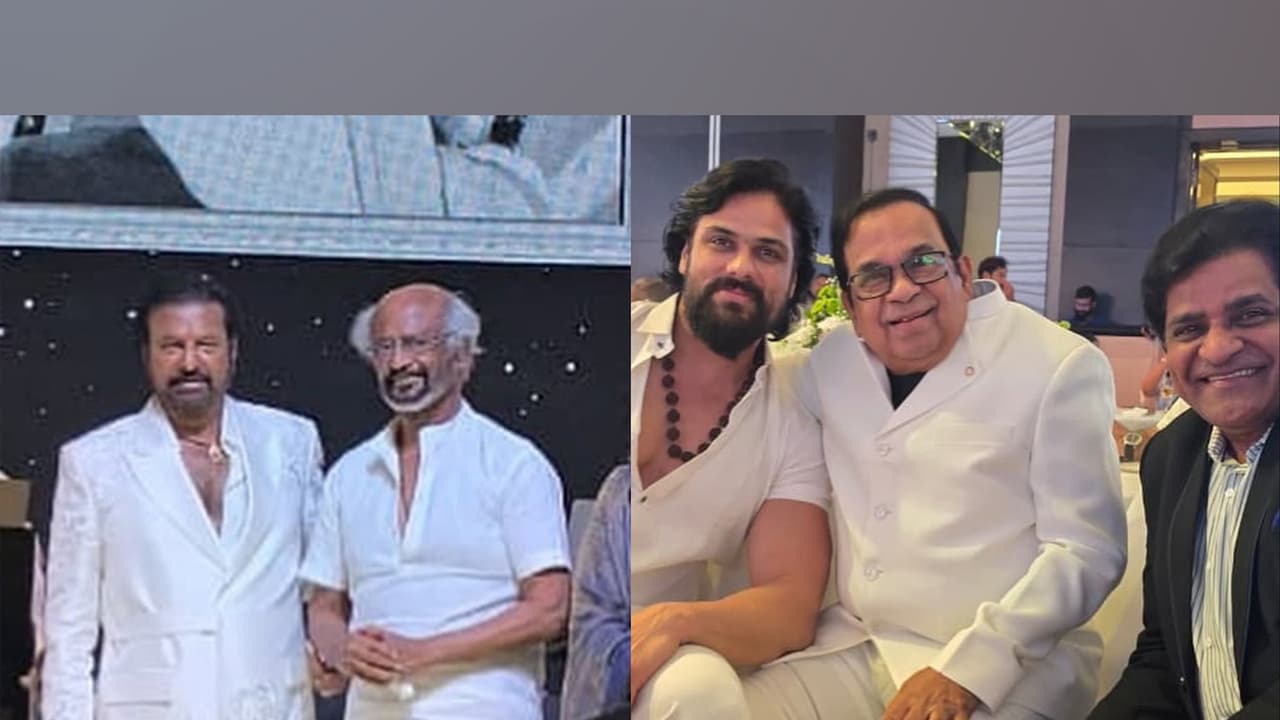 Rajinikanth joins grand celebration for Mohan Babu's 50 industry years