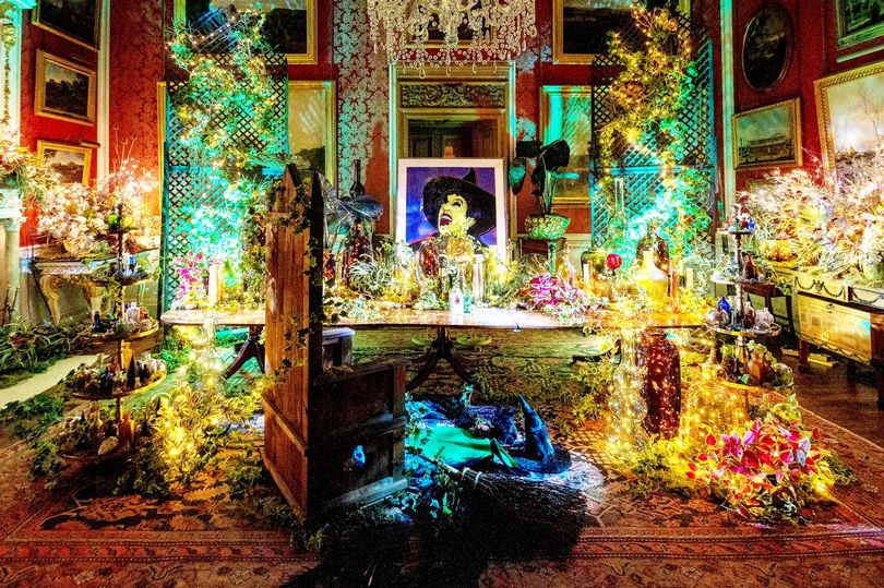 Inside Castle Howard's beautiful Wonderful World of Oz Christmas attraction
