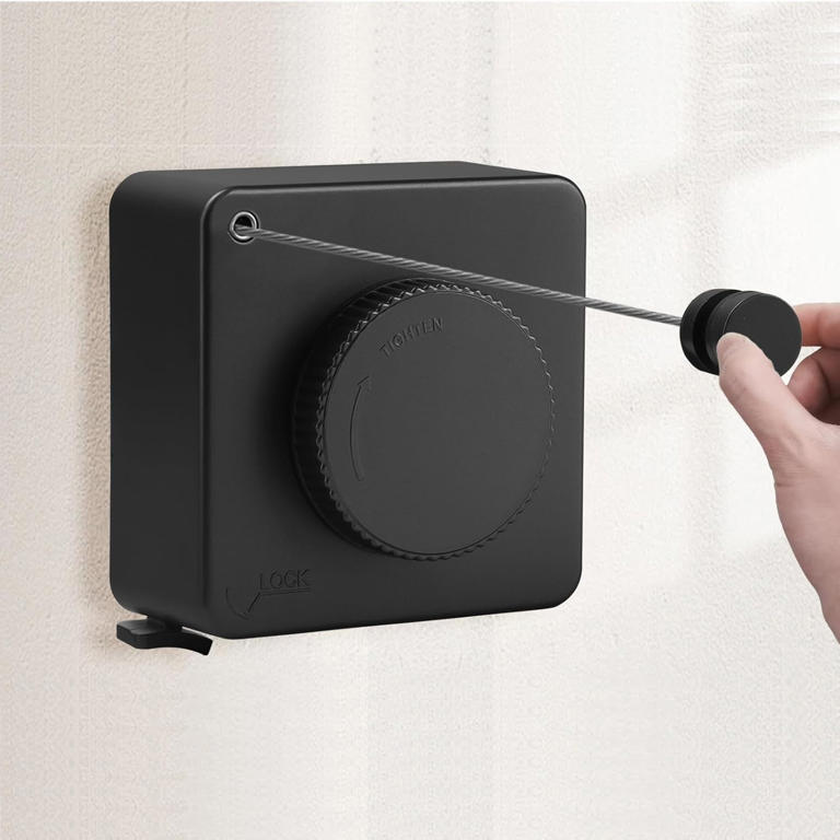 This £14.99 brass retractable clothes line is a genius small-space ...