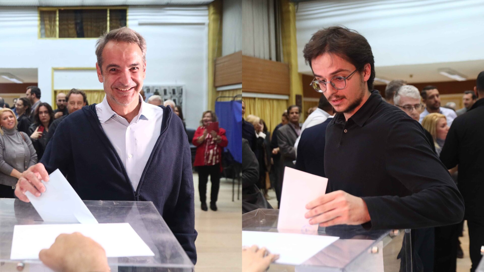Εκλογές ΝΔ: Μαζί με τον γιο του ψήφισε ο Μητσοτάκης – Τι δήλωσε στις ...