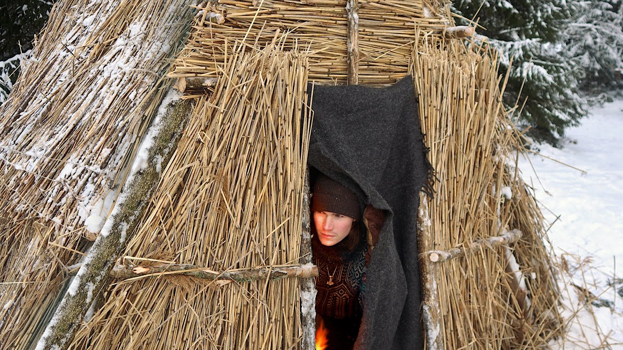 Crafting a Viking Hut: Primitive Shelter Building With Family