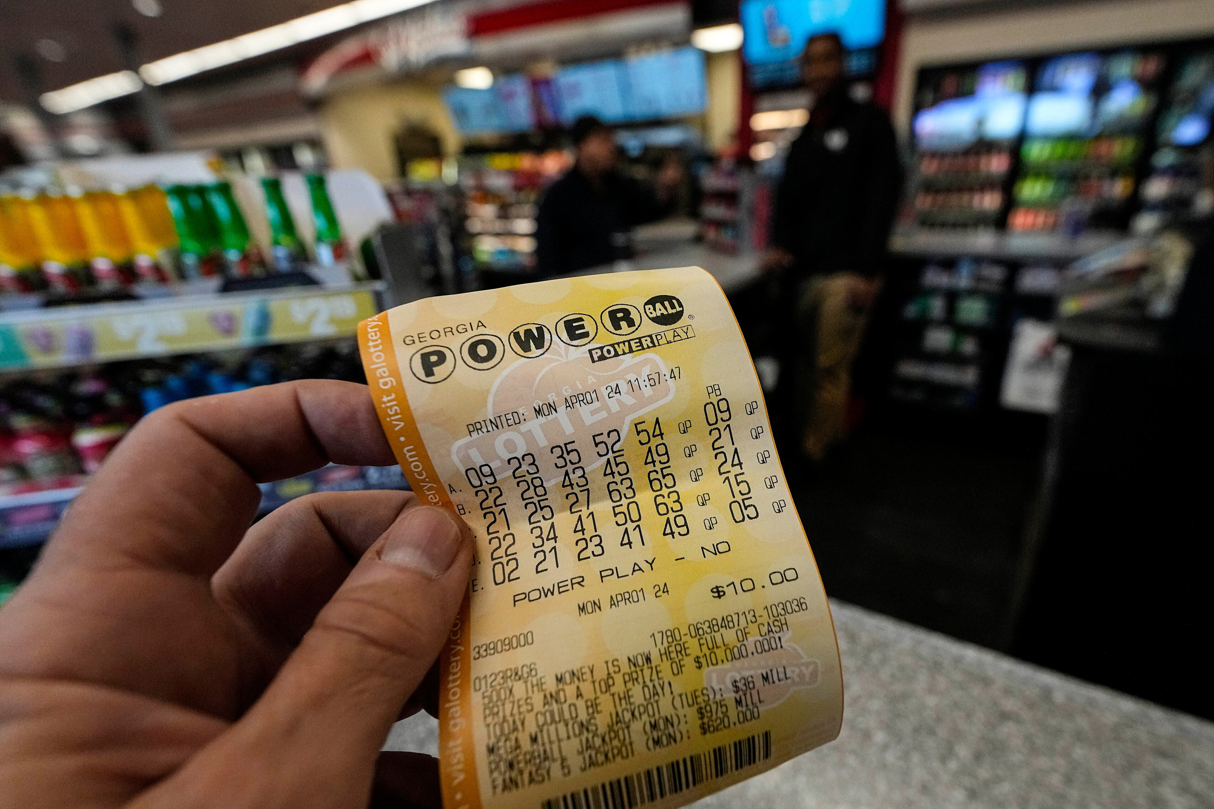 Georgia Lottery player wins $1 million in Powerball drawing